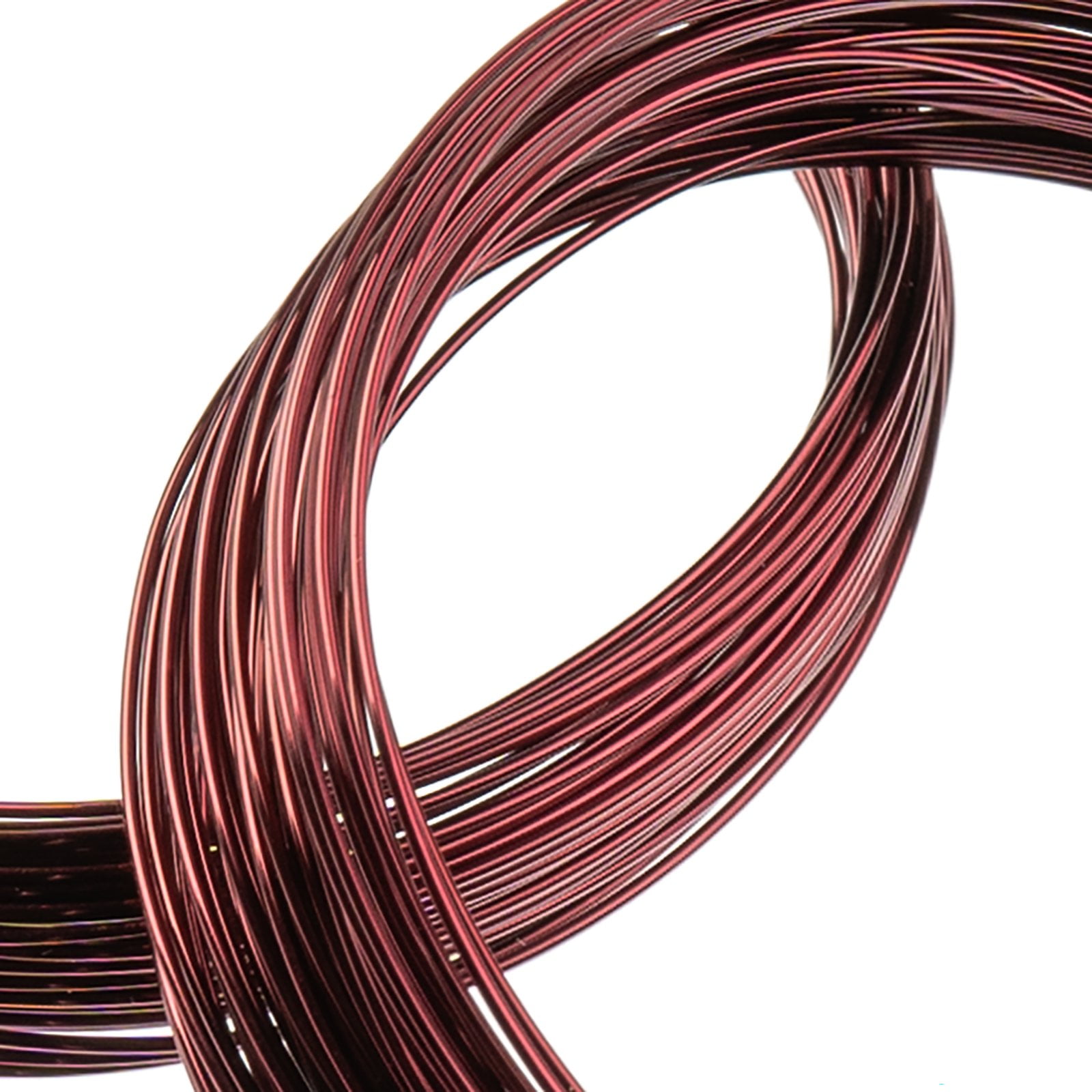 Gudebrod 22 Gauge (30ft) Burgundy Non-Tarnish Medium Copper Craft ...