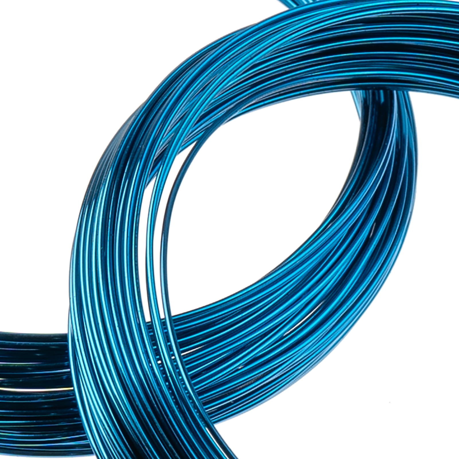 Gudebrod 22 Gauge Electric Blue Colored Non-Tarnish Medium Copper Wire ...
