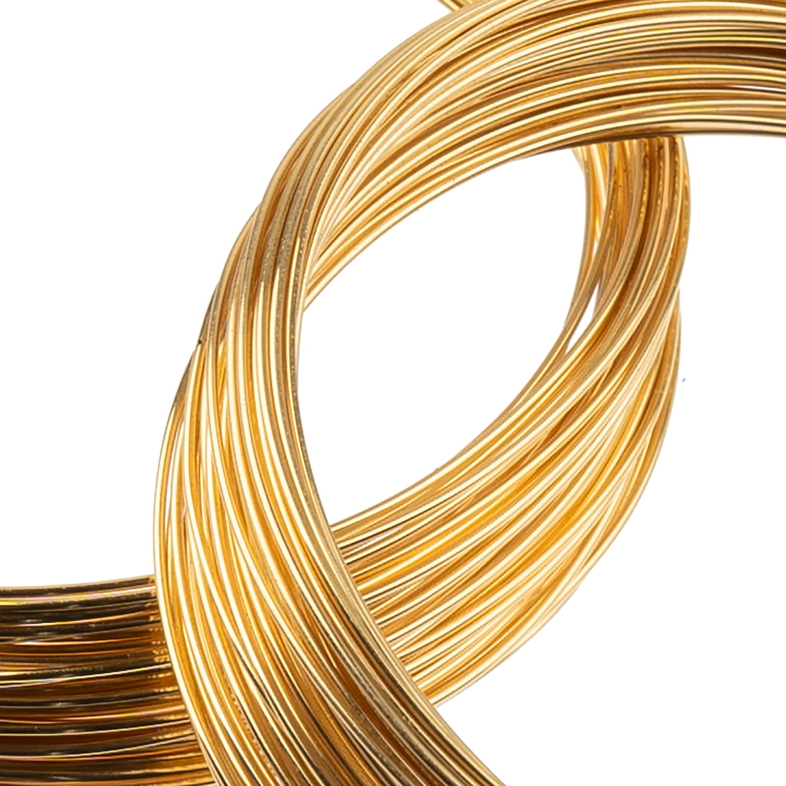 Gudebrod 22 Gauge (30ft) Gold Non-Tarnish Medium Copper Craft Beading ...
