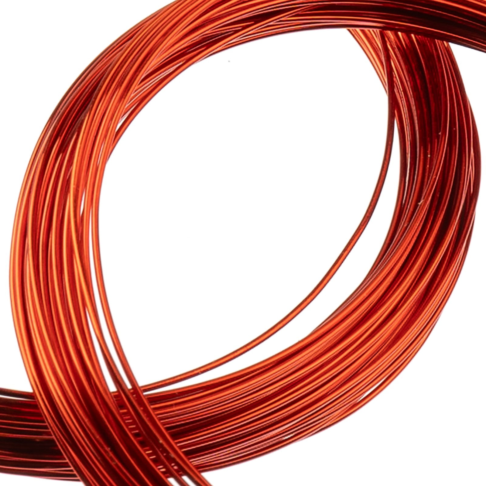 Gudebrod 22 Gauge (30ft) Orange Non-Tarnish Medium Copper Craft Beading ...
