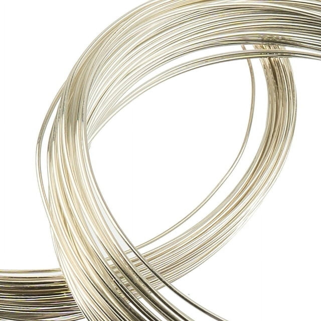 Gudebrod 22 Gauge Silver Plated Non-Tarnish Medium Copper Wire, 30ft ...