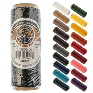 Gudebrod Sinew Bobbin 20 Yards (60 ft) Green Artificial Sinew Thread ...