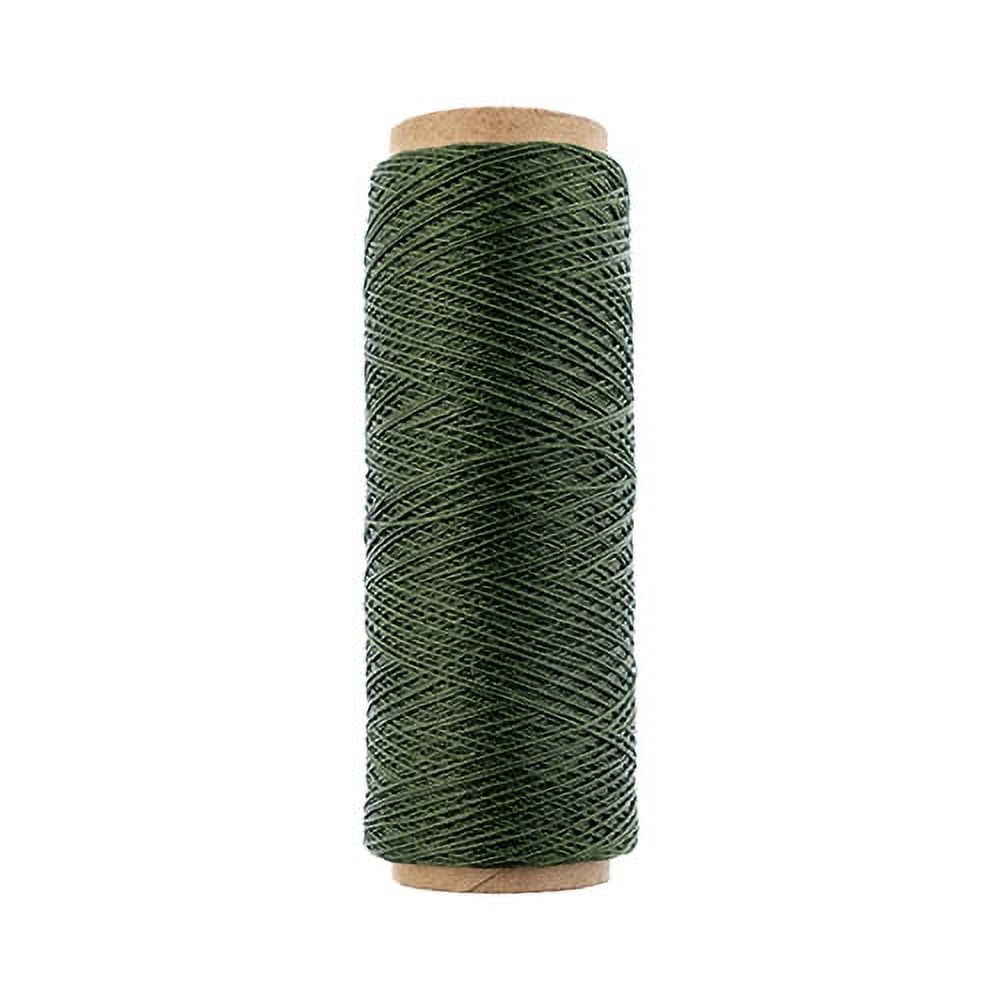 Gudebrod Waxed Thread 3ply 500ft Olive | Made In USA - Walmart.com