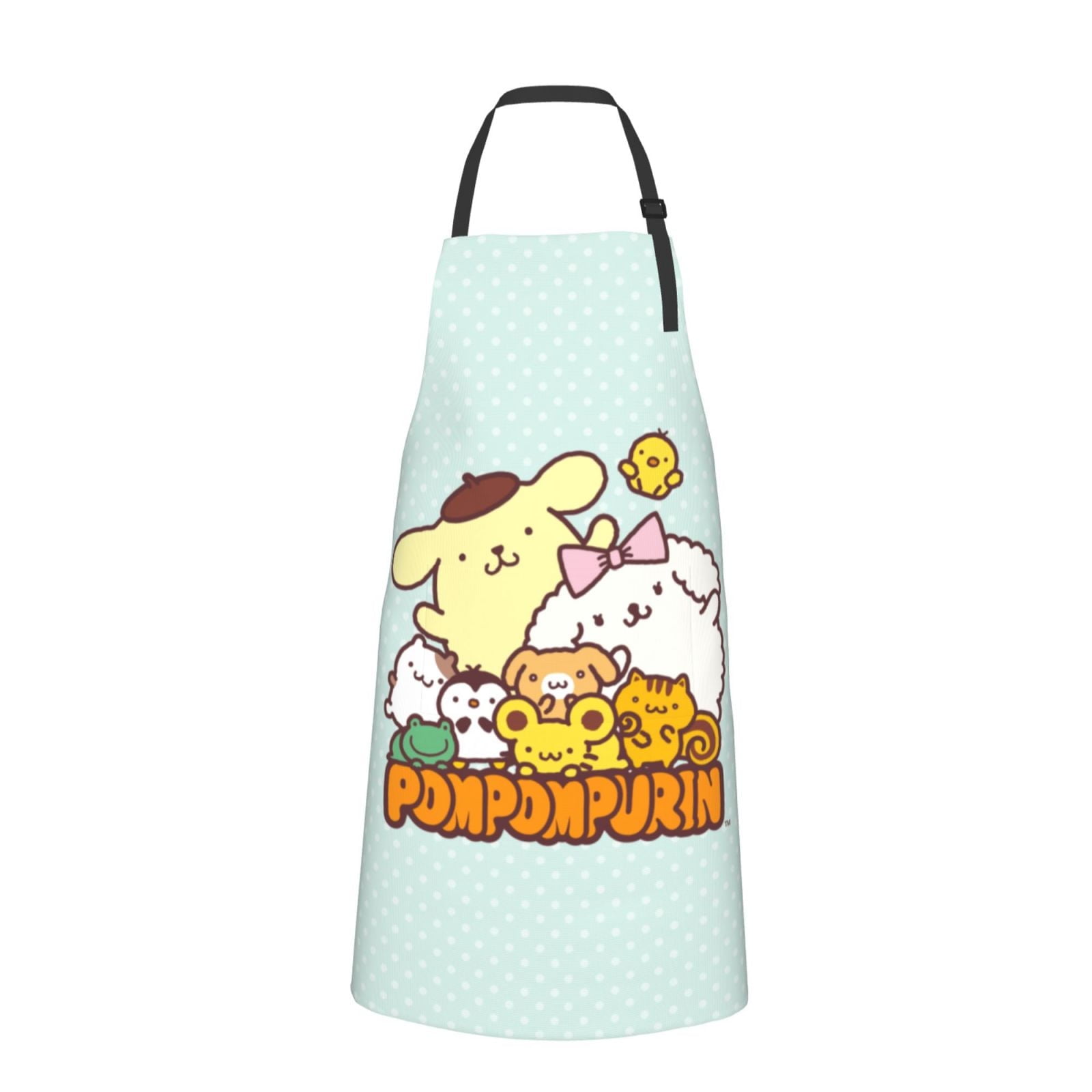 Gudetama Adjustable Bib Aprons, Waterdrop Resistant Apron with 2 ...