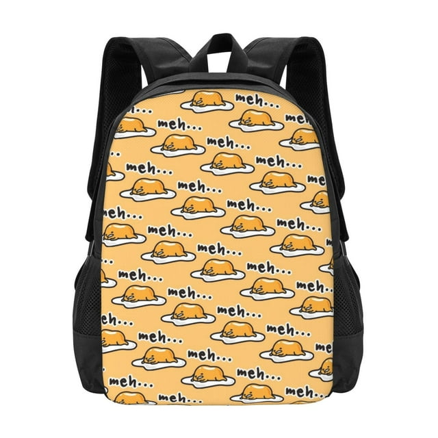 Gudetama Backpack,3d Print Laptop Backpack Lightweight Casual Daypack ...