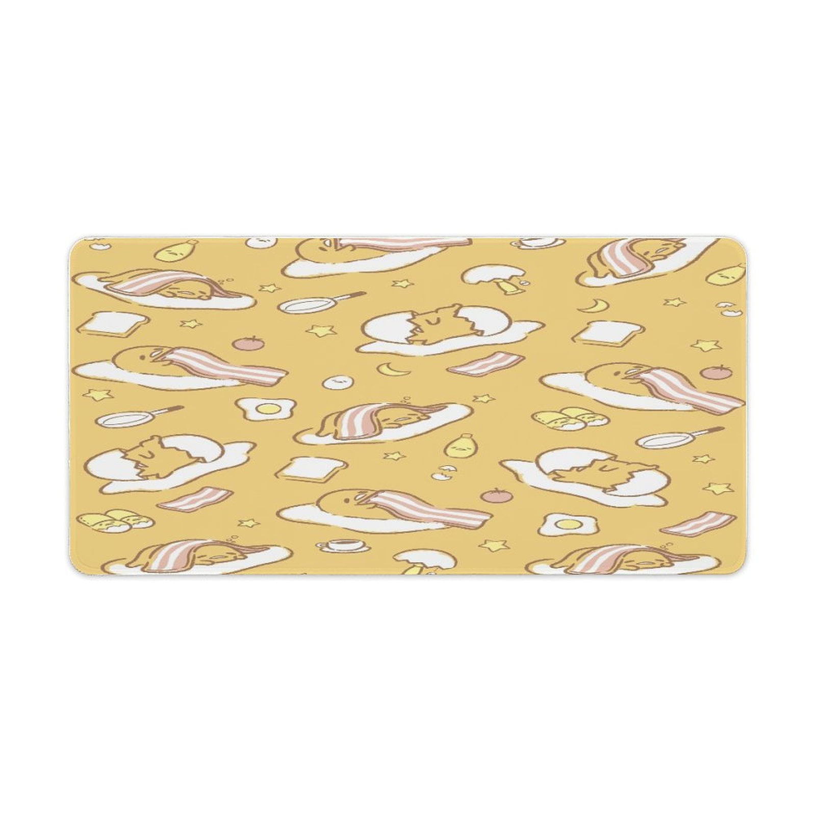 Gudetama Computer Mouse Mat with Anti-Slip Rubber Base Anti-Fray ...