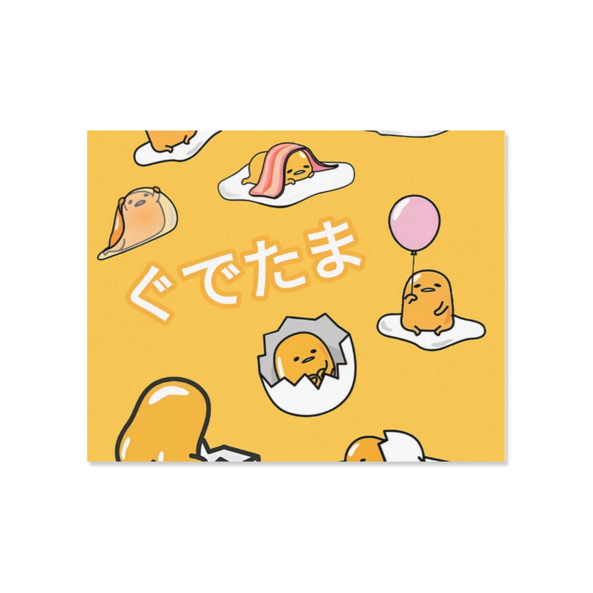 Gudetama Frameless canvas poster - without frame anime poster bedroom ...