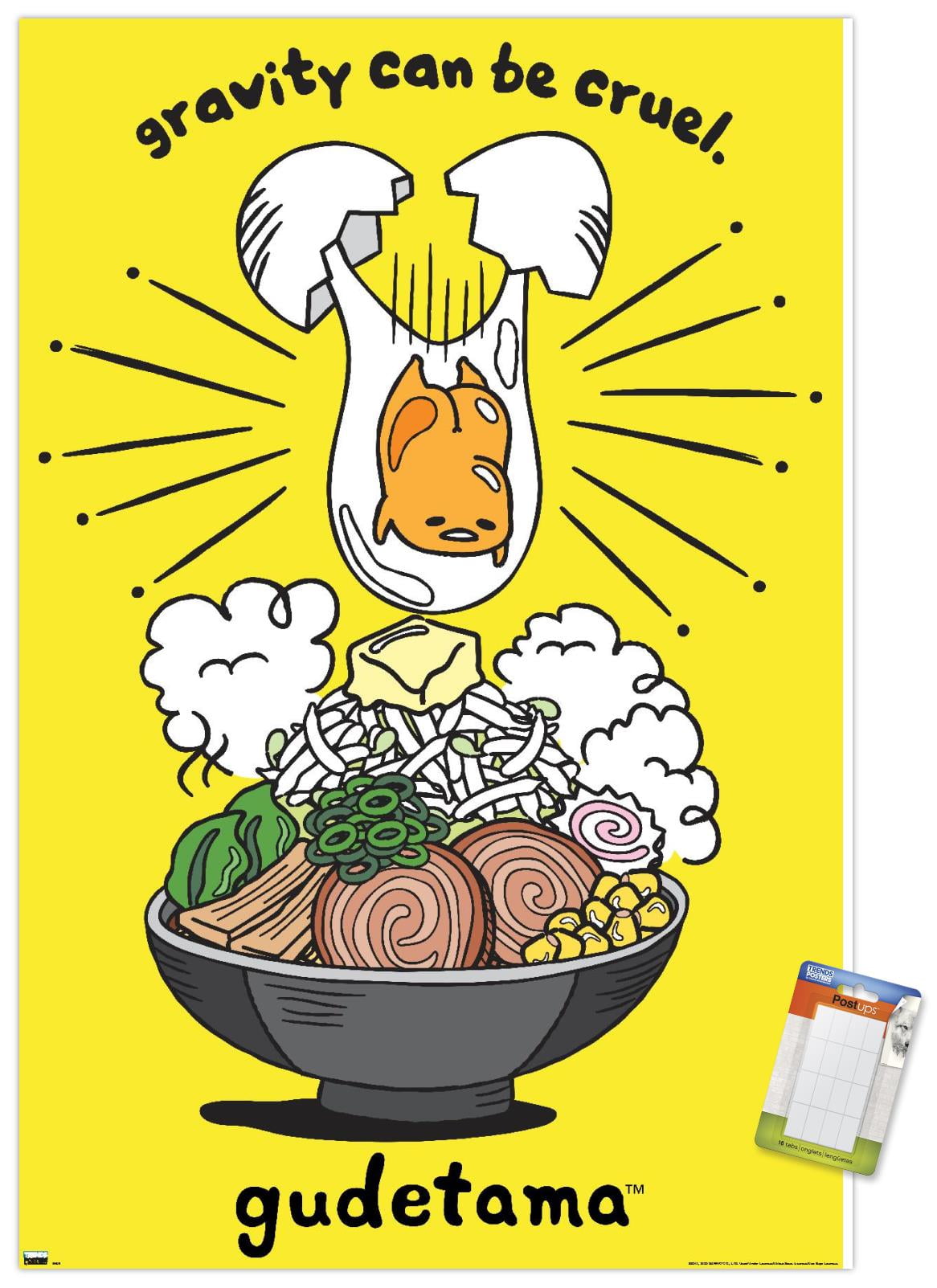 Gudetama - GraVity Wall Poster, 22.375" x 34" - Walmart.com