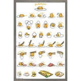 Gudetama - Grid Wall Poster, 22.375" x 34", Framed - Walmart.com
