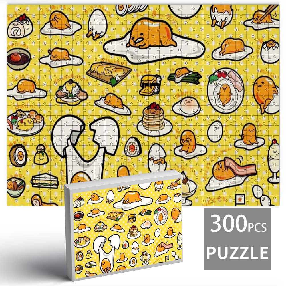 Gudetama Lazy Egg Puzzles for Adults 300 Pieces Teens Jigsaw ...