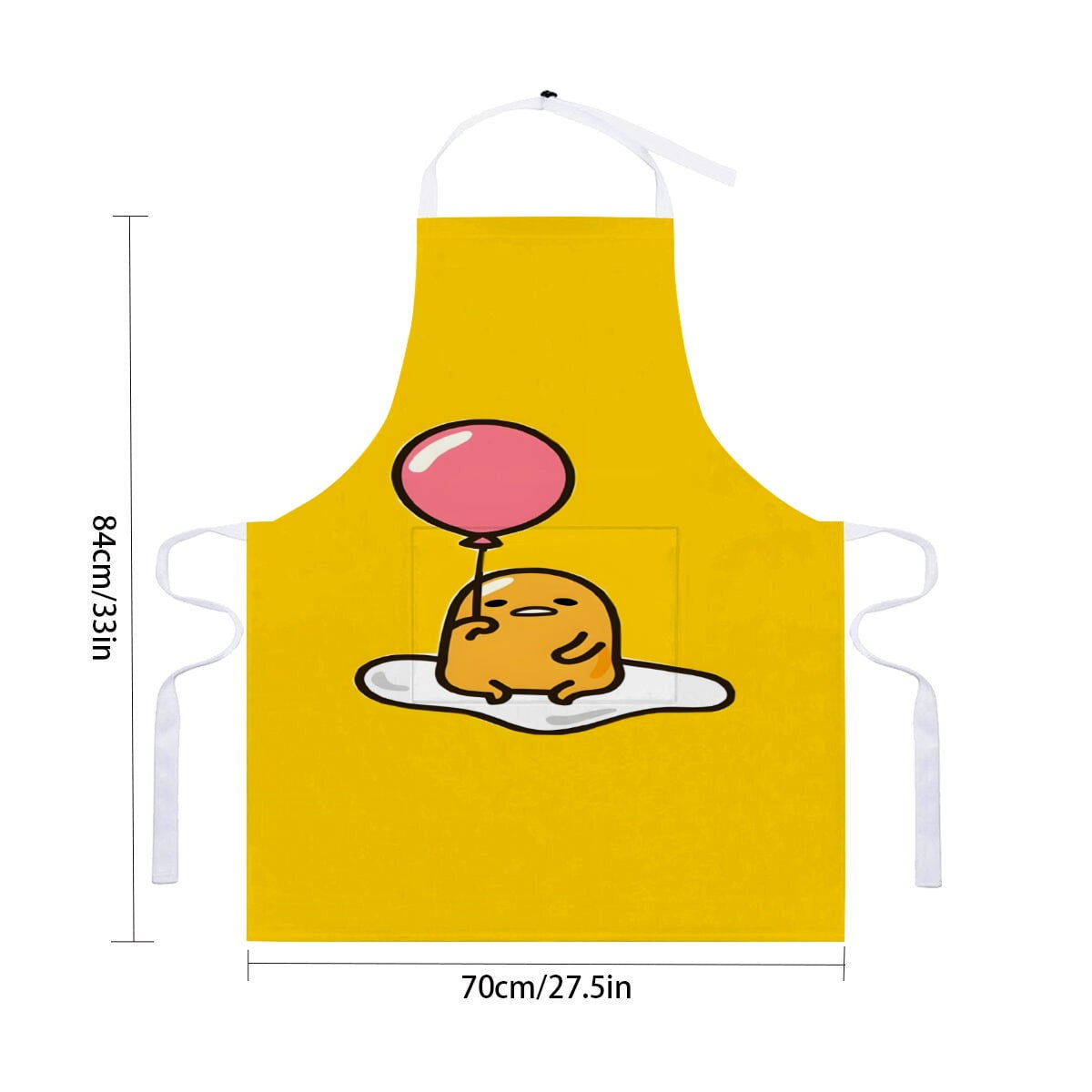 Gudetama Lazy Egg apron with pockets, waterproof apron for adults ...