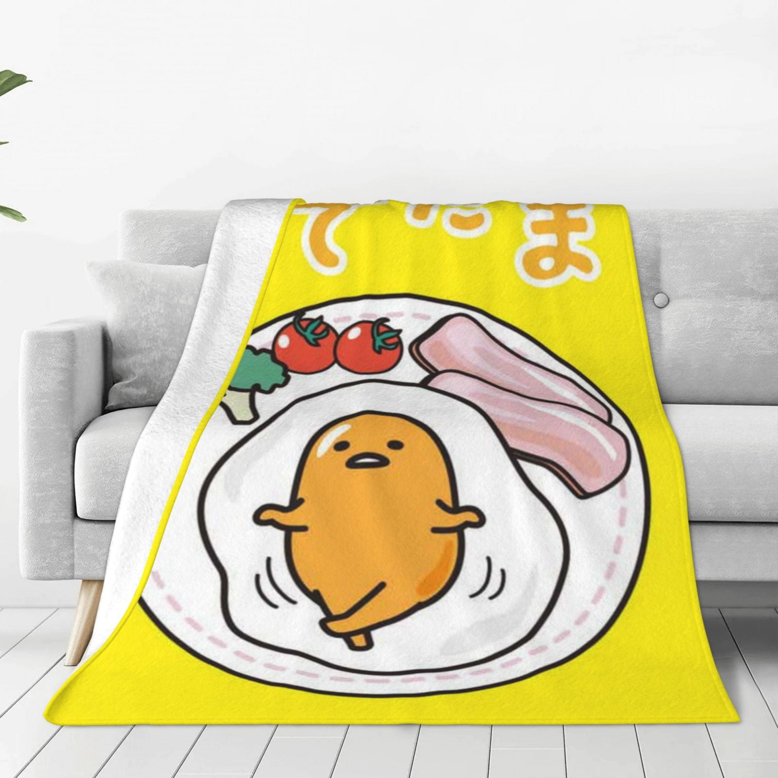 Gudetama Throw Blanket Couch Bed Sofa Soft Lightweight Warm Cozy ...