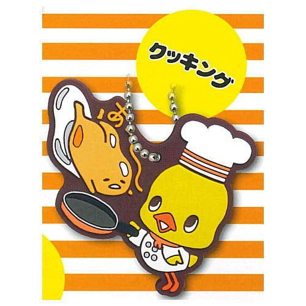 Gudetama x Chicken Ramen Hiyoko-Chan Chick Chan Capsule Rubber Mascot - Cooking Hiyoko-chan with ...