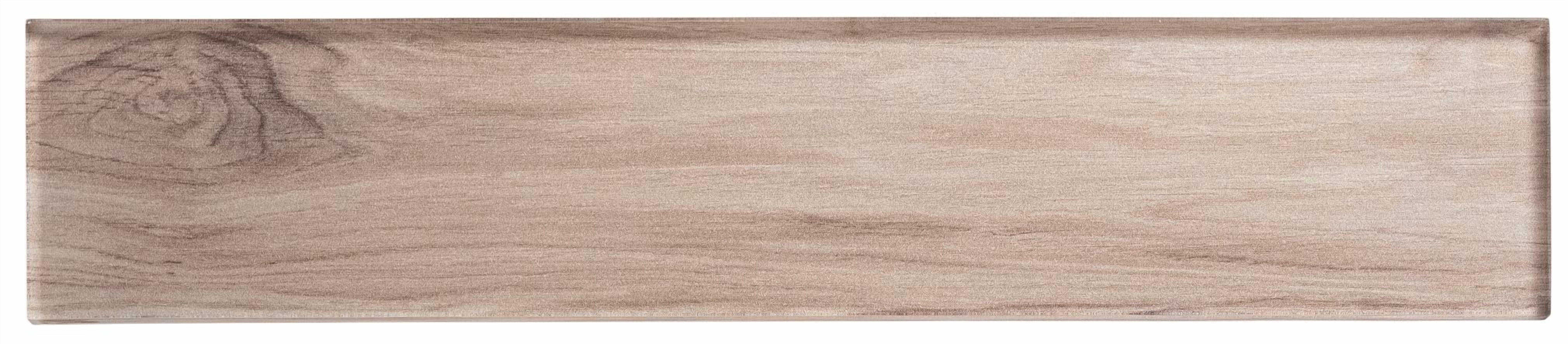 Gudov 3" x 14" Glass Wood Look Subway Tile - Walmart.com