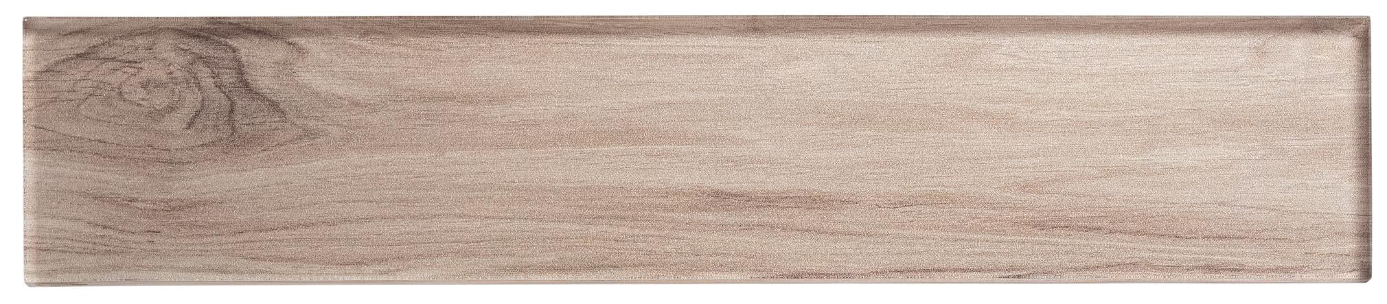 Gudov 3" x 14" Glass Wood Look Subway Tile - Walmart.com