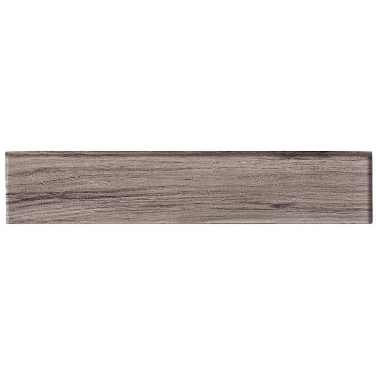 Gudov 3" x 14" Glass Wood Look Subway Tile - Walmart.com