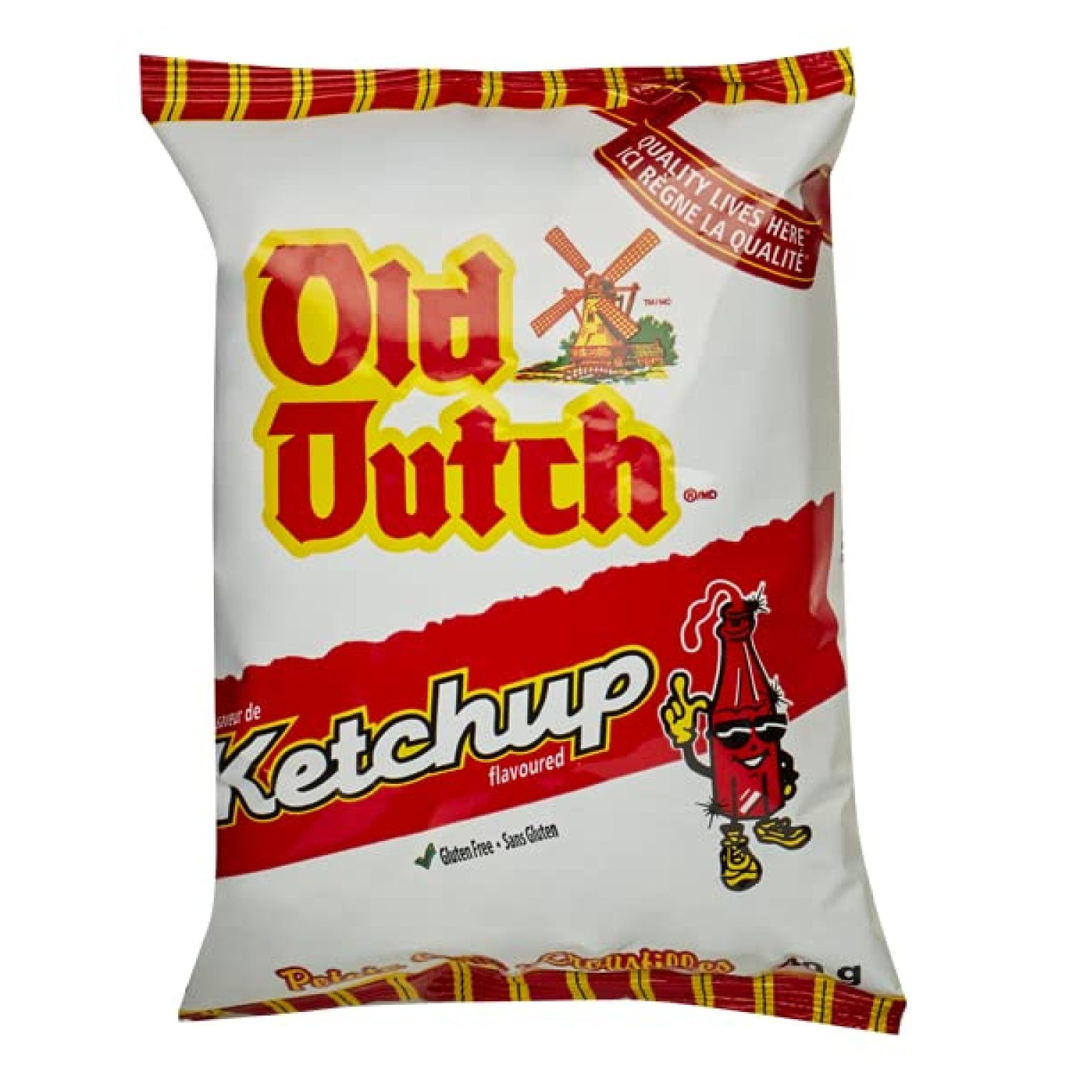 GueXIYDI Old Dutch Ketchup Chips 4 Pack - 40g Size Bag, Comes in a Crush Proof Box Imported from ...