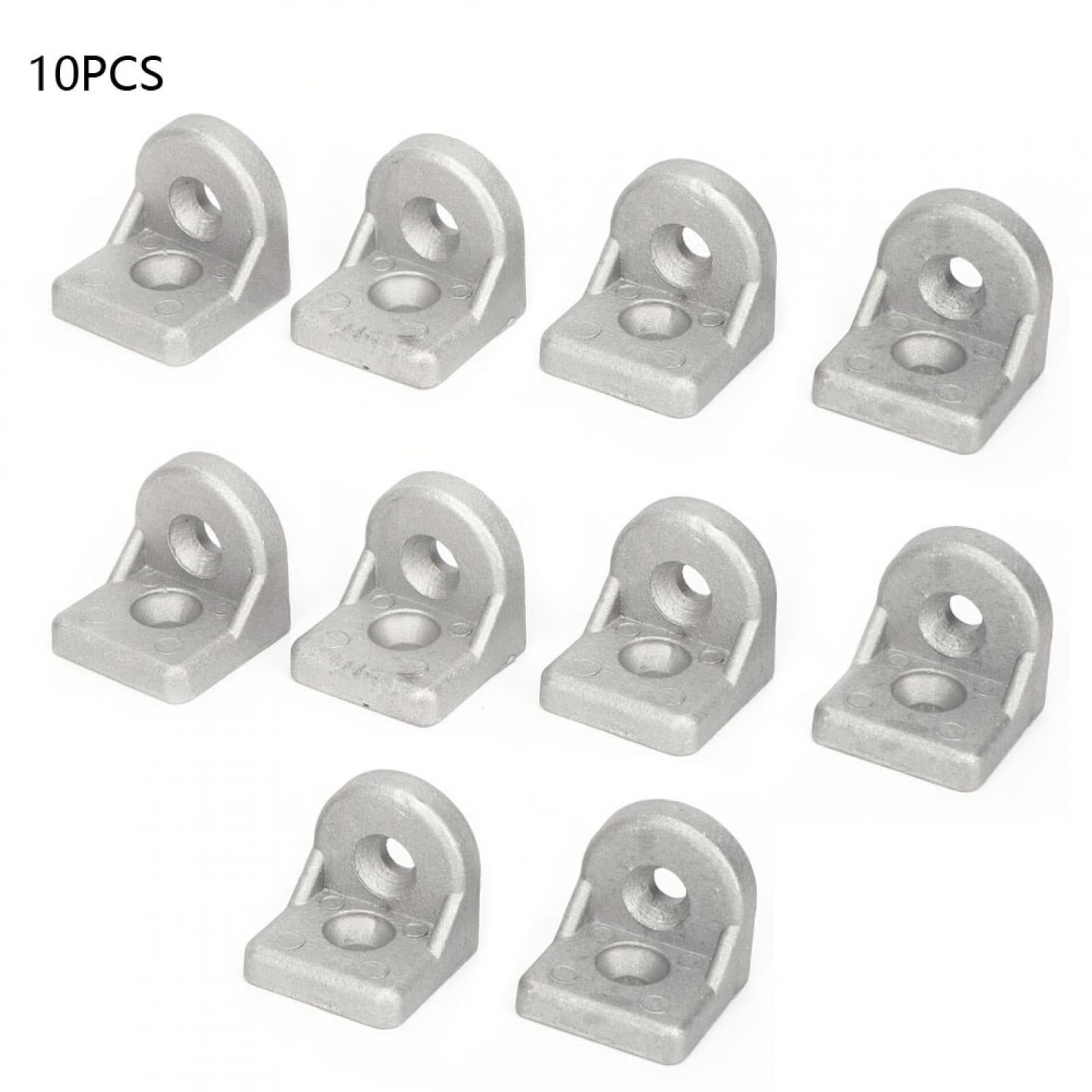 Gueiykk 10Pcs Aluminum Right Angle Bracket L Shape Corner Joint ...