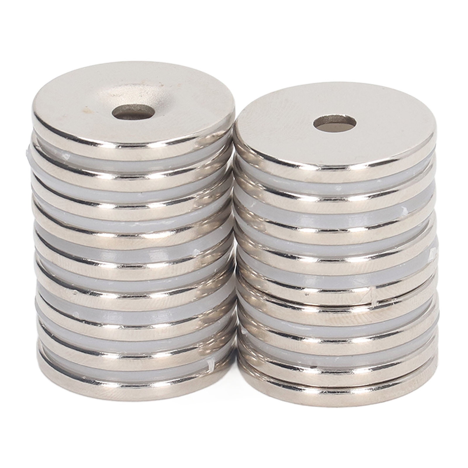 Gueiykk 18Pcs Mini Neodymium Magnets Strong Magnetic Round Shape ...