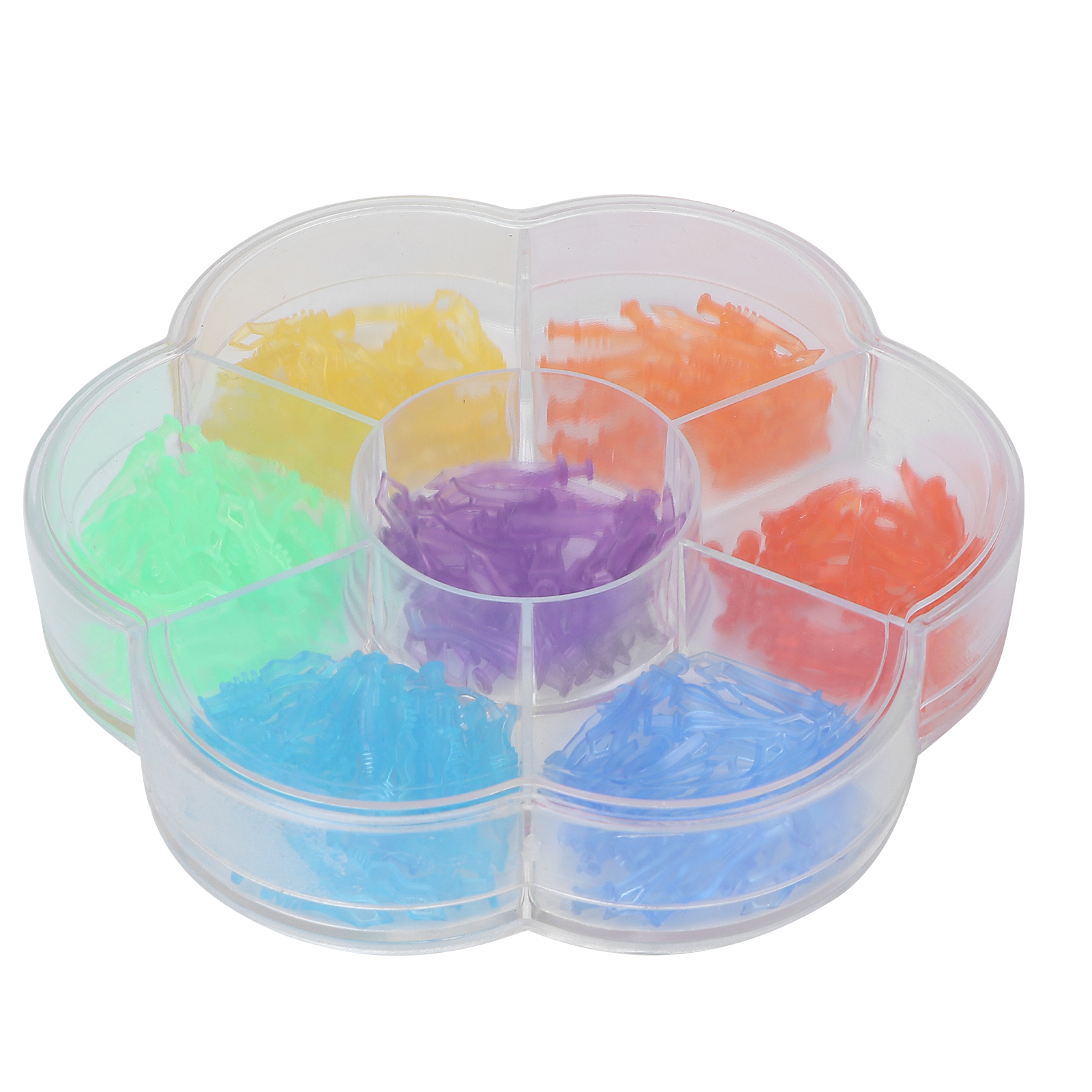 Gueiykk 210pcs Dental Round Stern Wedges Disposable Plastic Poly for ...