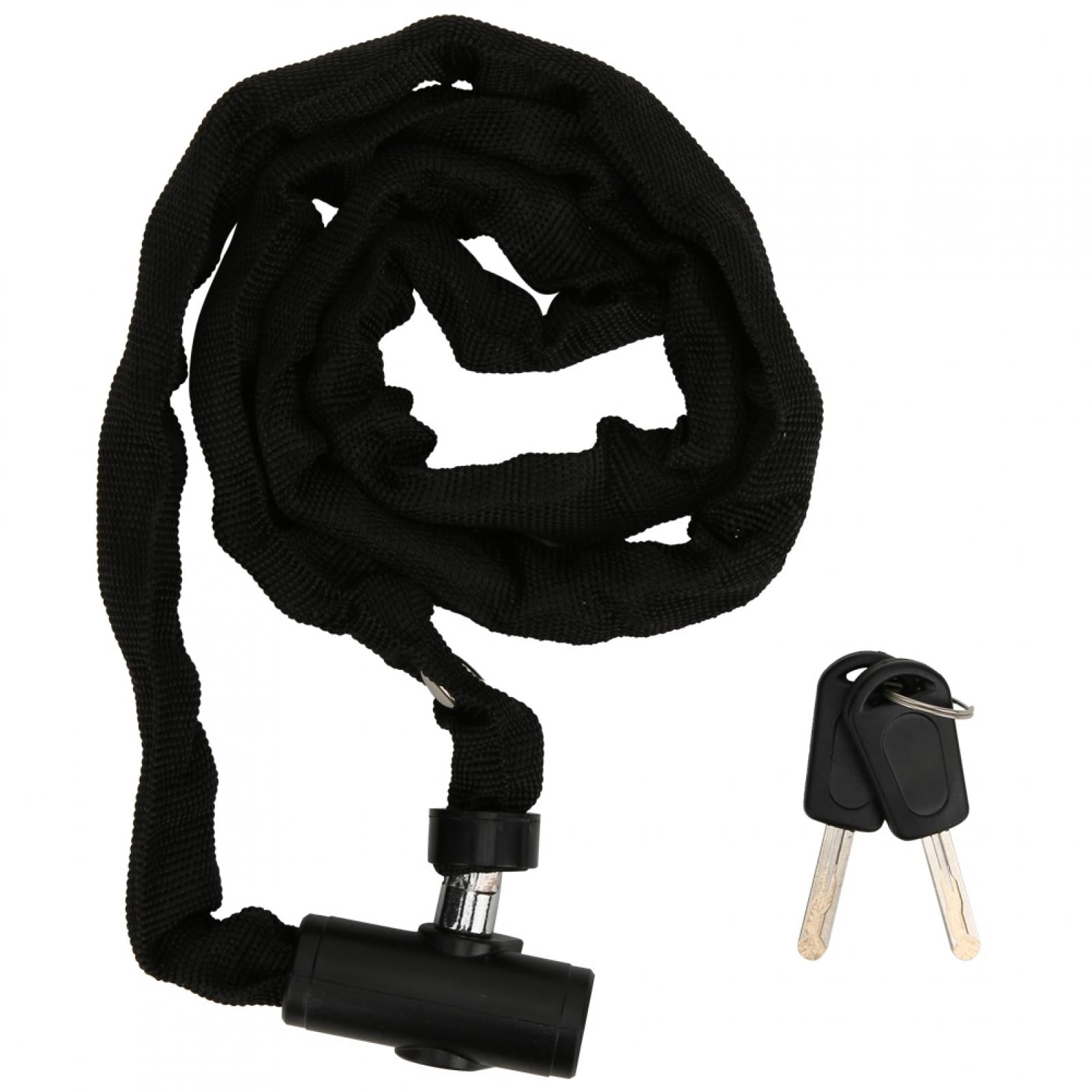 Gueiykk Anti Theft Bicycle Key Chain Lock Portable Lengthen Security ...