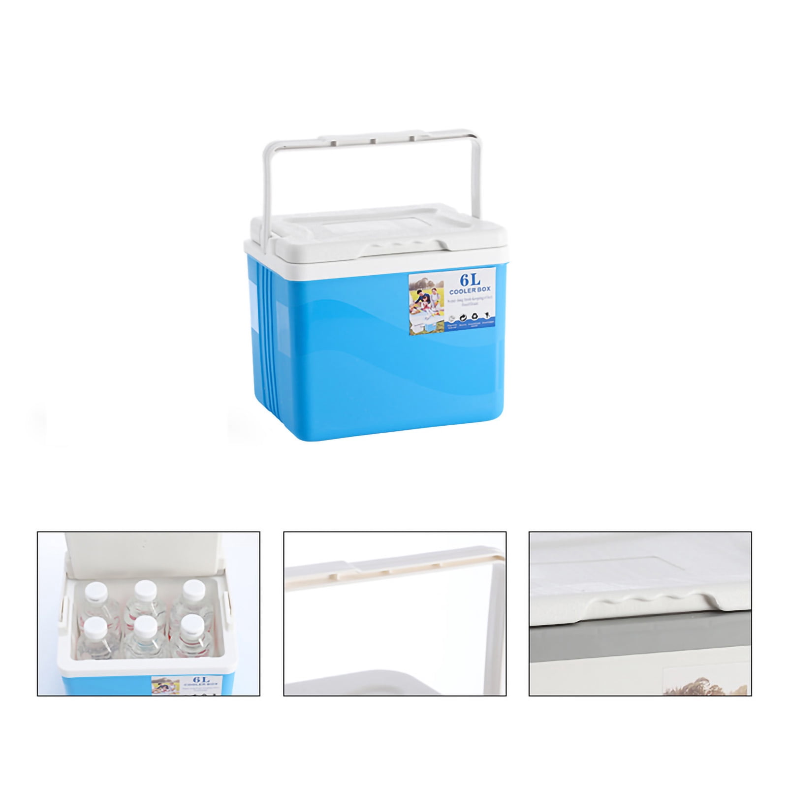 Gueiykk Insulated Cooler Portable PE Material Keeping Warm Cold ...