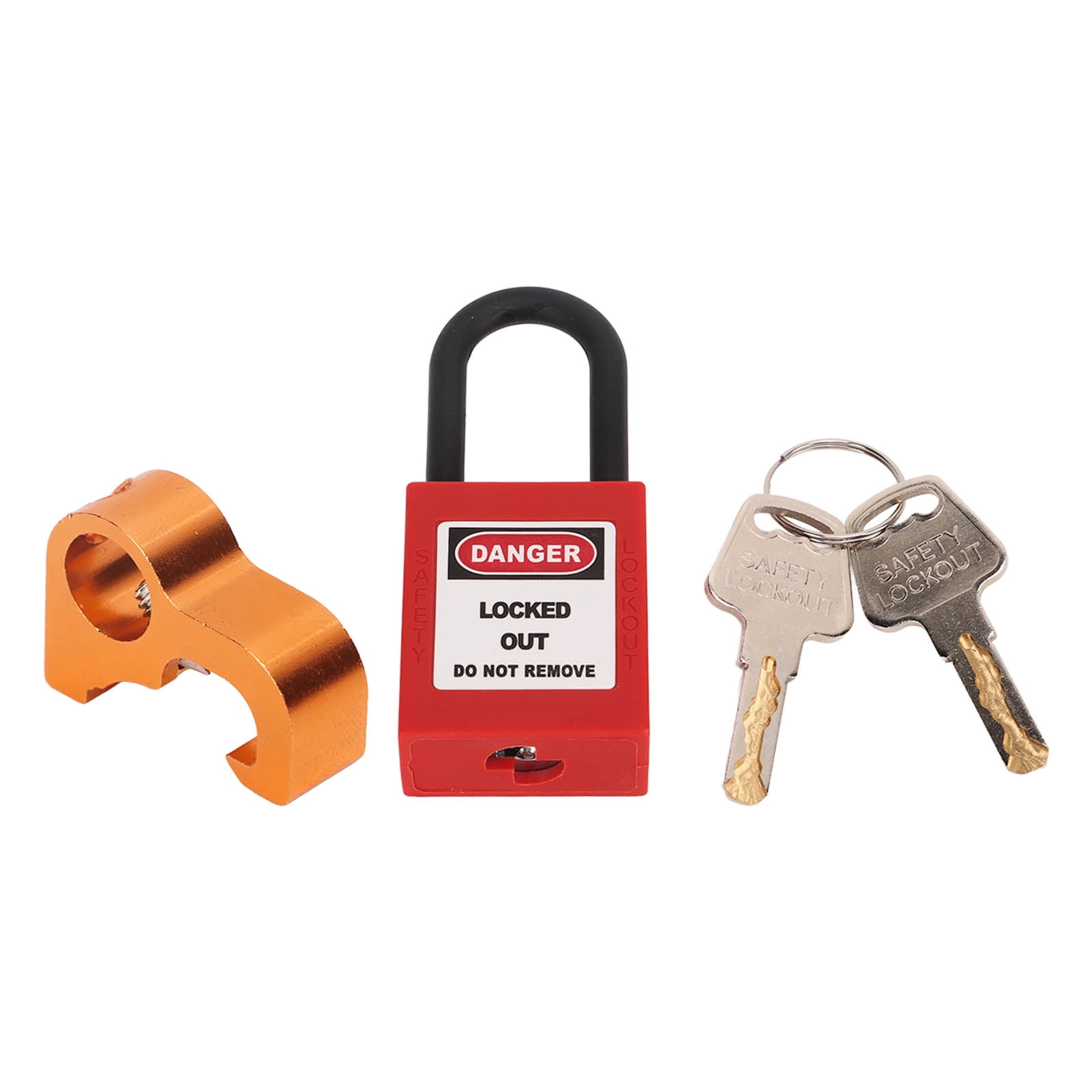 Gueiykk Lockout Tagout Lock Aluminum Alloy Micro Electrical Lockout ...