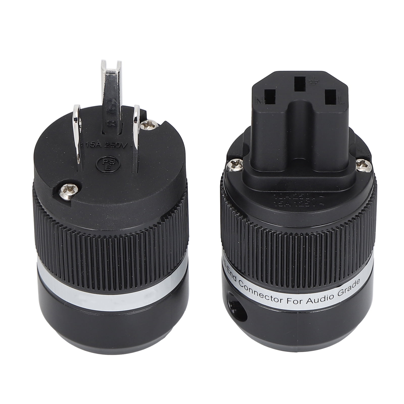 Gueiykk Monosaudio IEC Connector Plug Pure Copper Rhodium‑Plated Audio ...