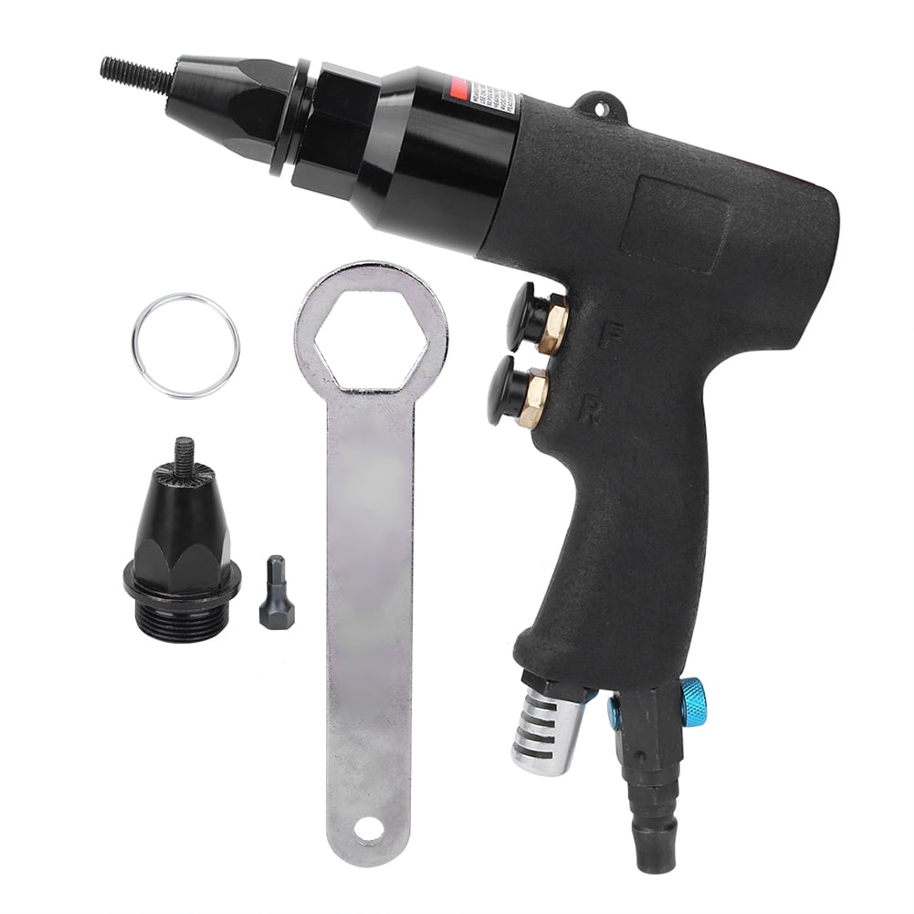 Gueiykk Pneumatic Rivet Nut Gun Riveter M5-M6 Thread Air Riveting Hand ...