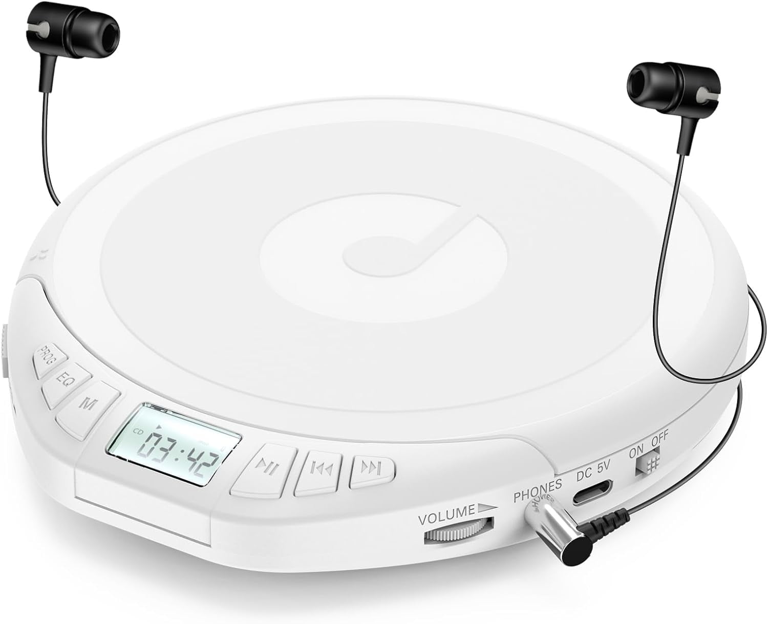 Gueray CD Players Portable CD Walkman: with Earphones Portable CD ...