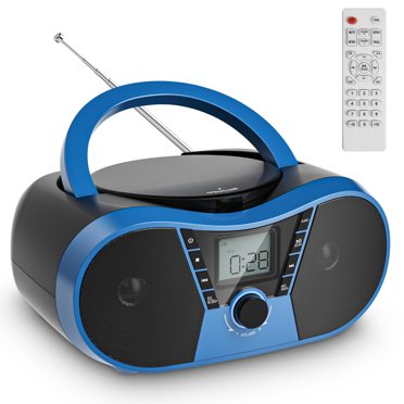 Free Shipping! Bluetooth CD Player with Screen, USB and Aux Port, FM ...