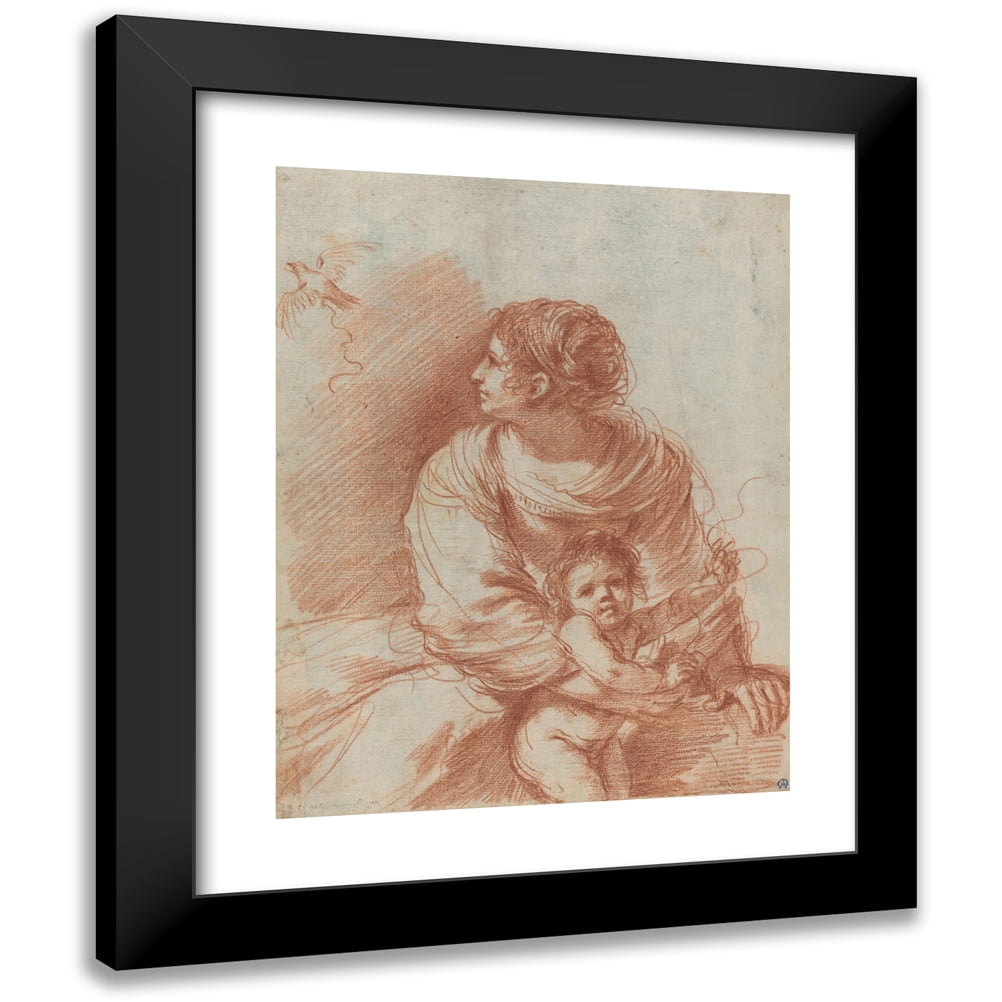 Guercino 12x14 Black Modern Framed Museum Art Print Titled - The ...