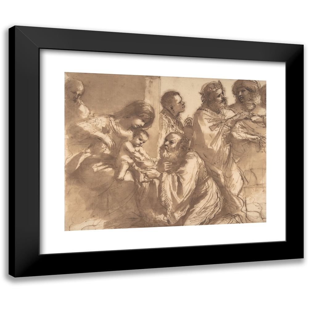 Guercino 18x15 Black Modern Framed Museum Art Print Titled - The ...