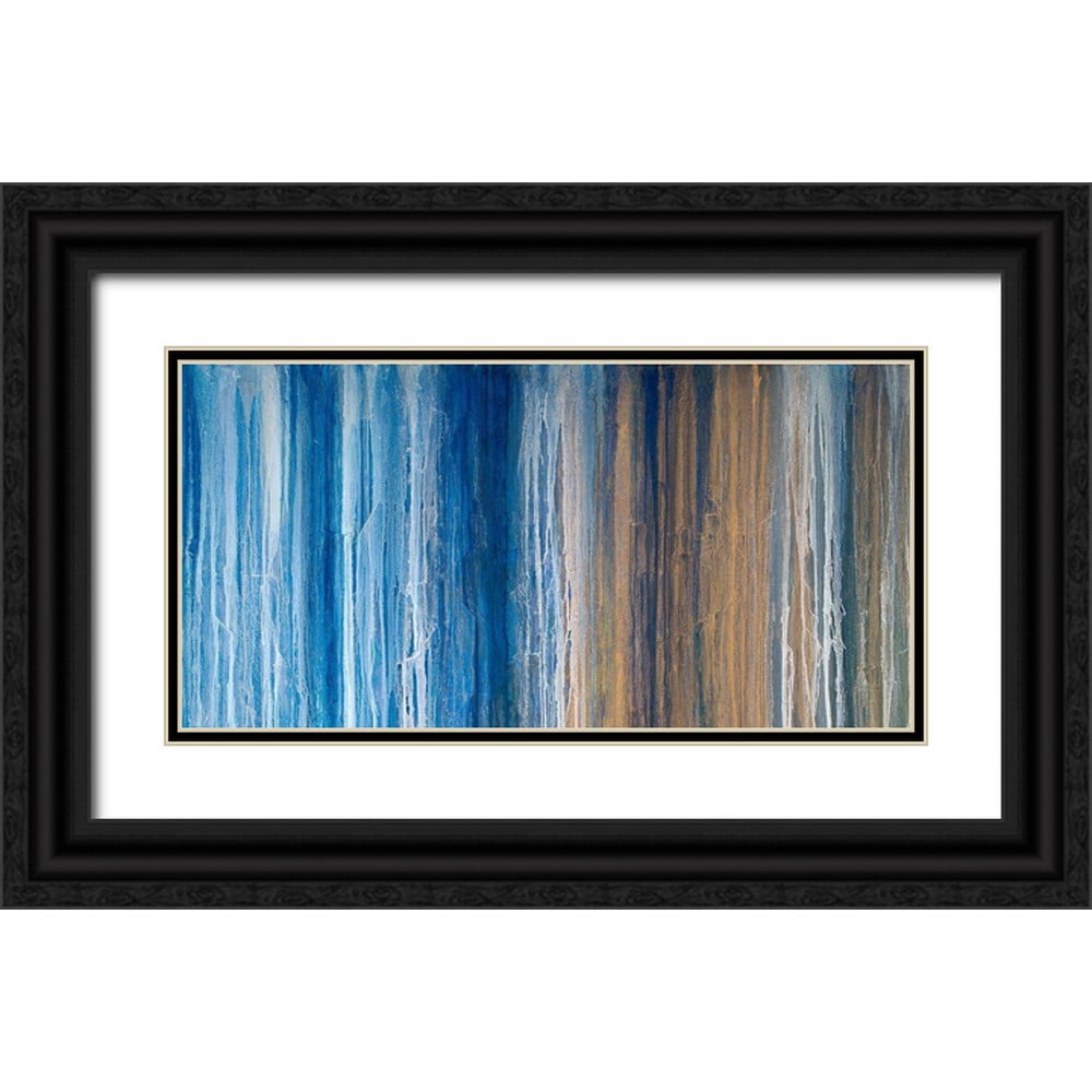 Guererra, Teodora 14x9 Black Ornate Wood Framed with Double Matting ...