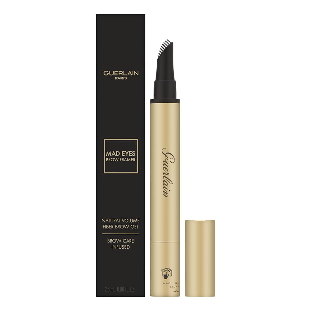 Guerlain Mad Eyes Brow Framer Fiber Brow Gel 02 Brown - Walmart.com