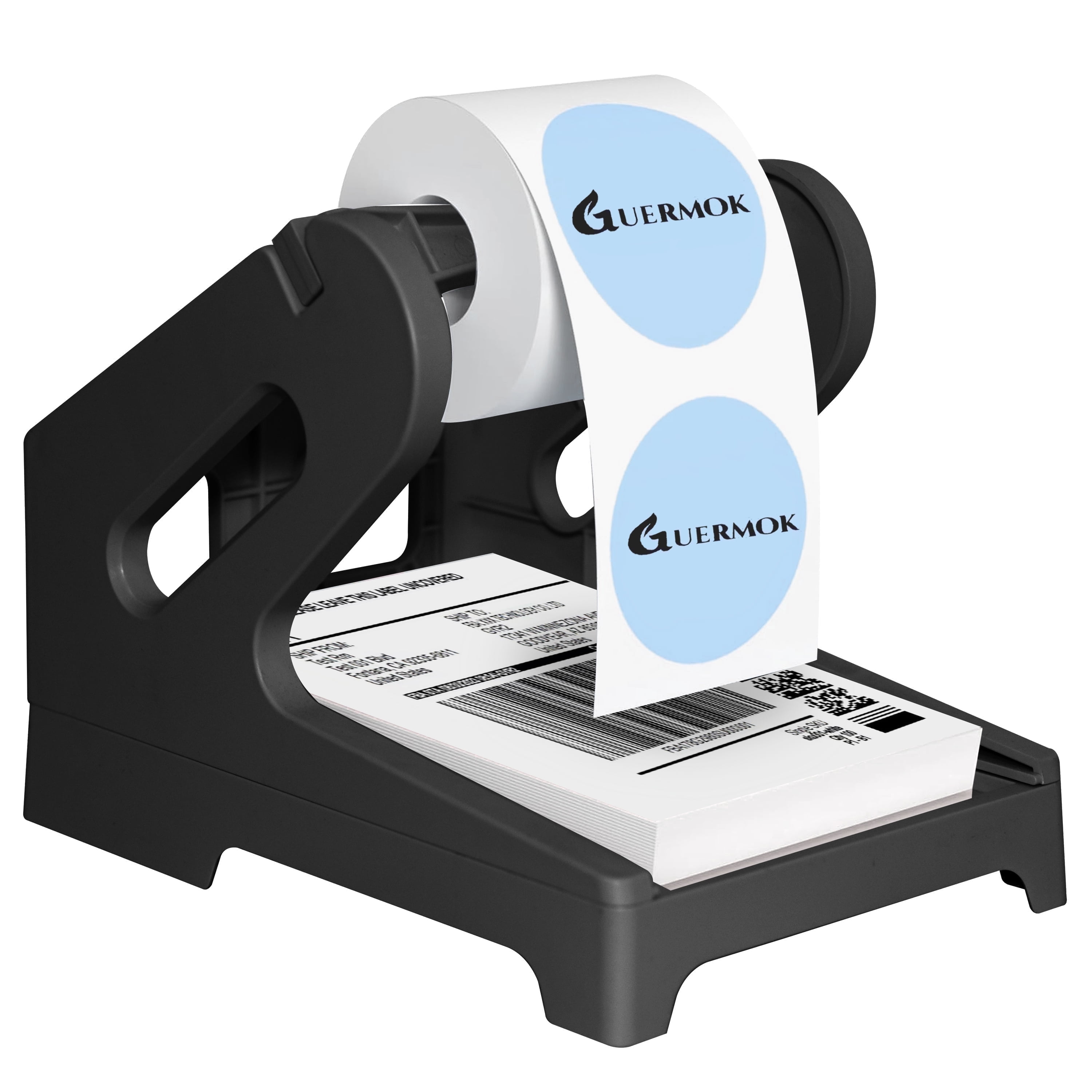 GUERMOK Thermal Shipping Label Holder for Rolls & Fan-Fold, Fragile ...