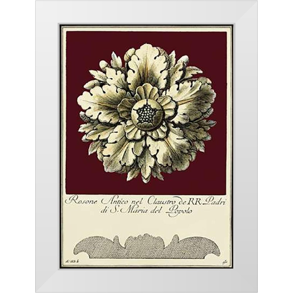 Guerra 14x18 White Modern Wood Framed Museum Art Print Titled - Rosone ...