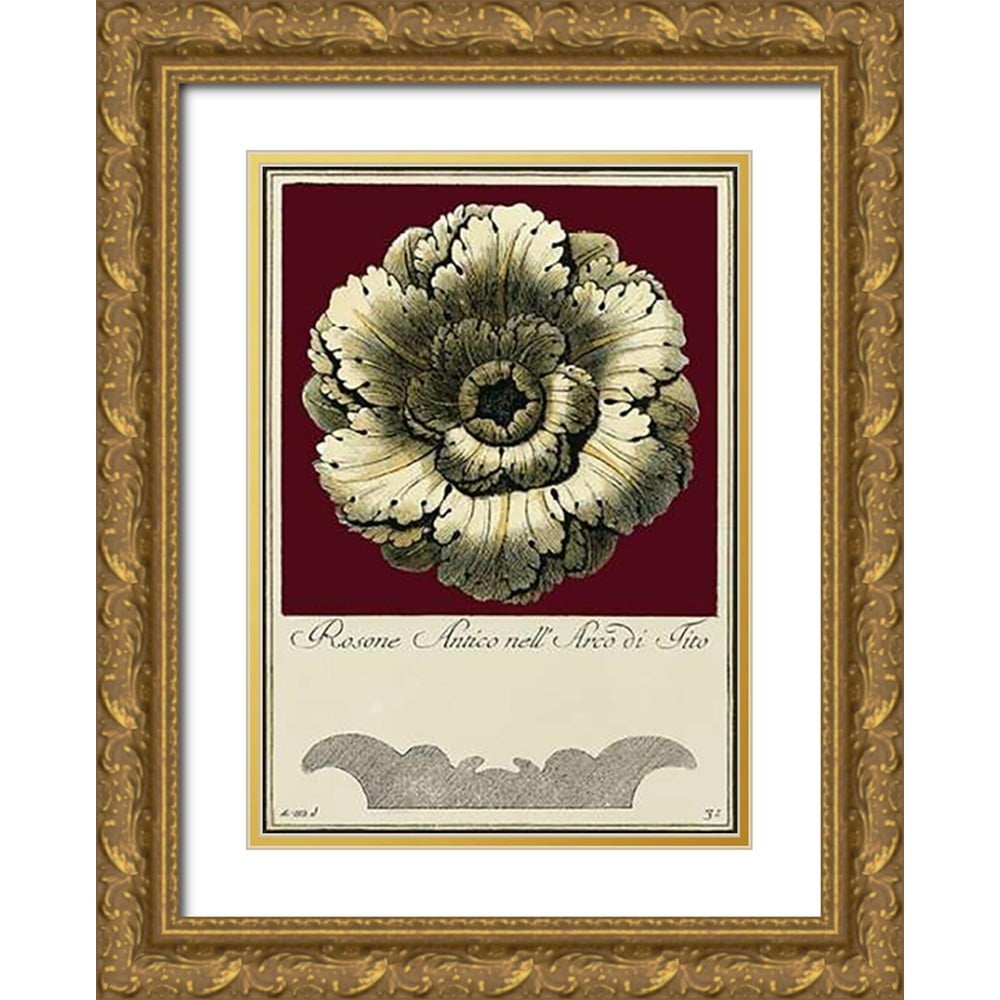 Guerra 24x32 Gold Ornate Wood Framed with Double Matting Museum Art ...