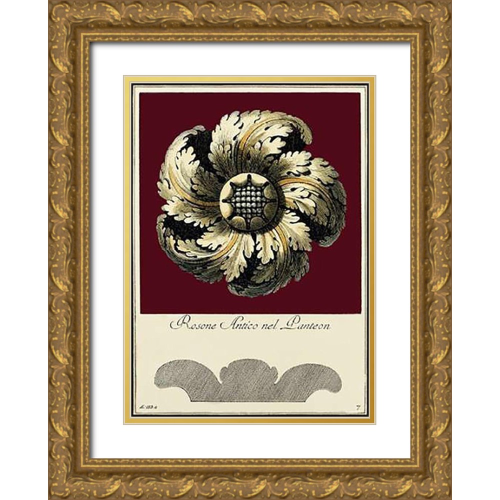 Guerra 24x32 Gold Ornate Wood Framed with Double Matting Museum Art ...
