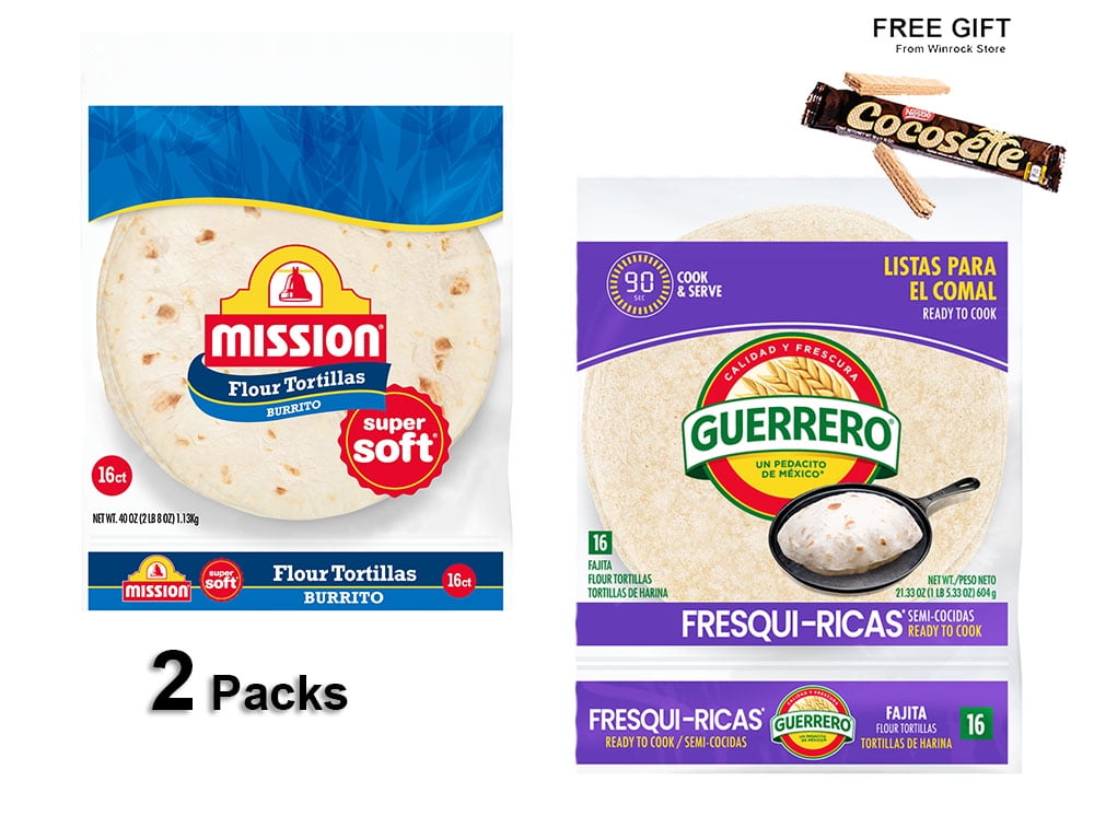 Guerrero Fresquiricas Ready to Cook Fajita Flour Tortillas, 21.33 oz ...