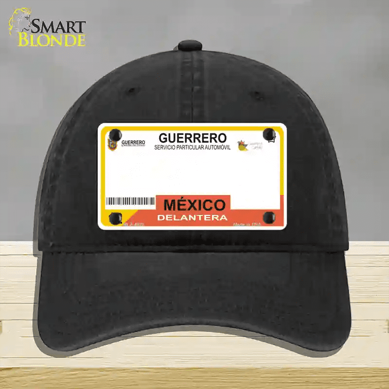 Guerrero Mexico Blank Novelty License Plate Hat Unconstructed Cotton ...