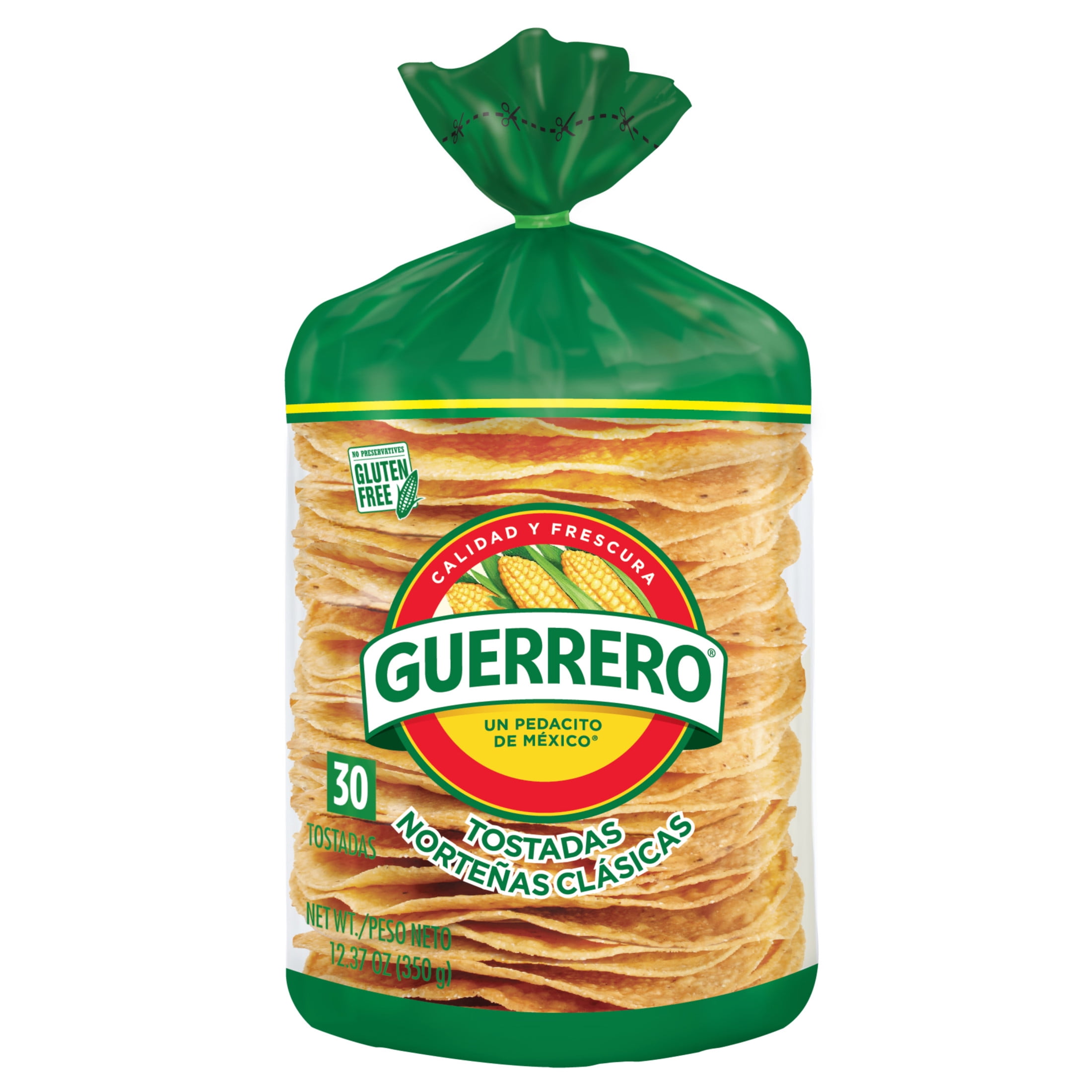 Guerrero Tostadas Norteñas Clasicas 30 Count Mexican Crunchy Tostadas ...