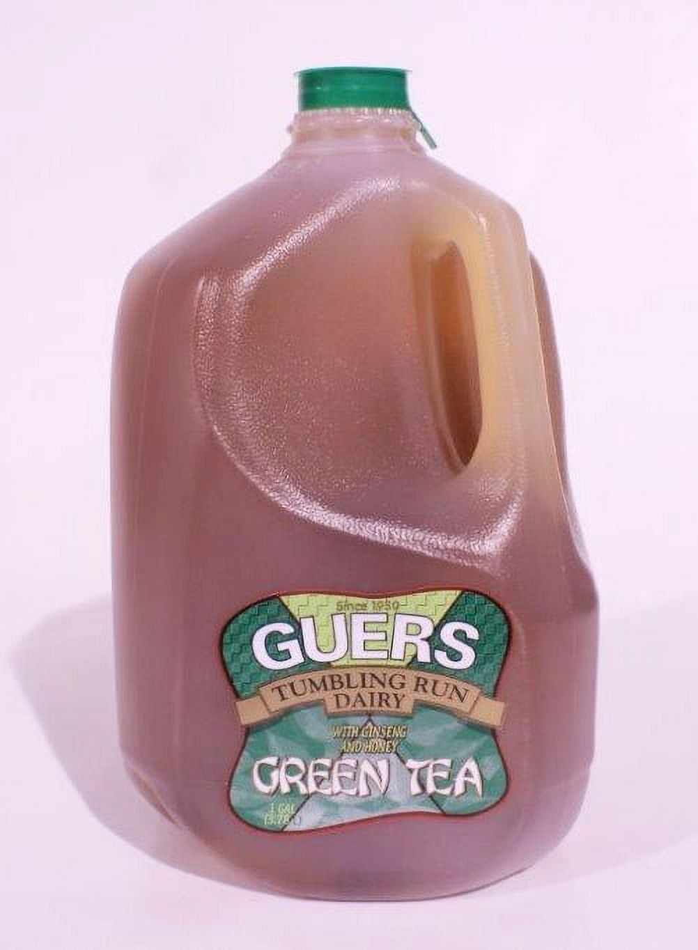 Guers Tumbling Run Dairy Green Tea with Ginseng and Honey, 1 Gallon ...
