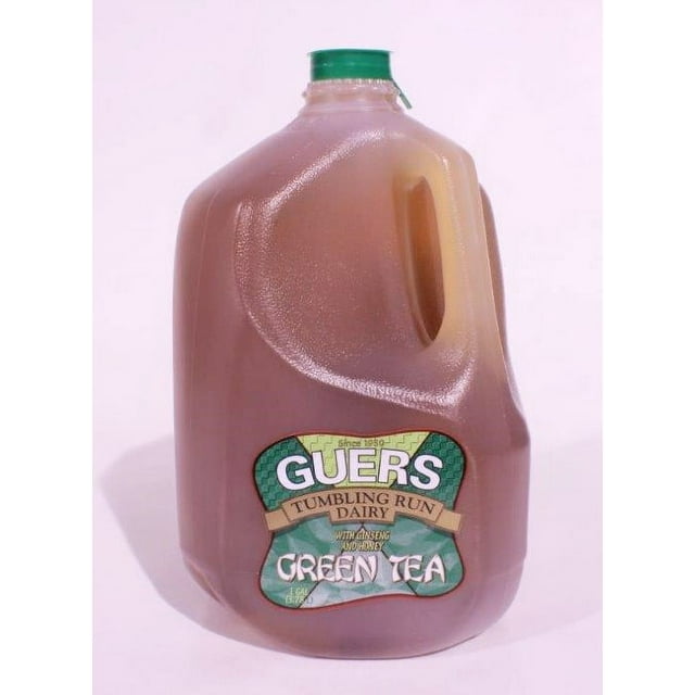 Guers Tumbling Run Dairy Green Tea with Ginseng and Honey, 1 Gallon ...