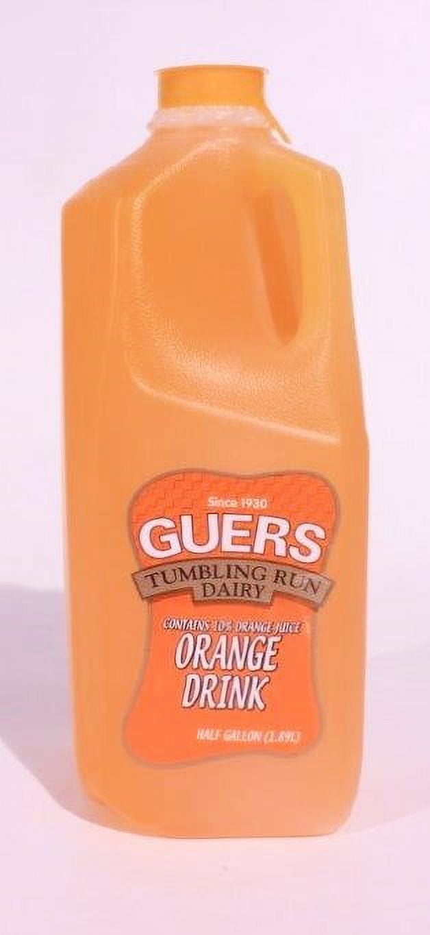 Guers Tumbling Run Dairy Orange Drink, Half Gallon - Walmart.com