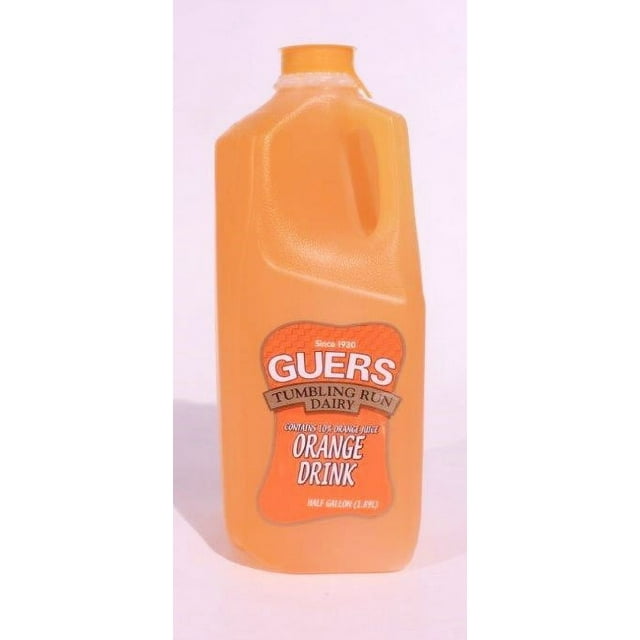 Guers Tumbling Run Dairy Orange Drink, Half Gallon - Walmart.com