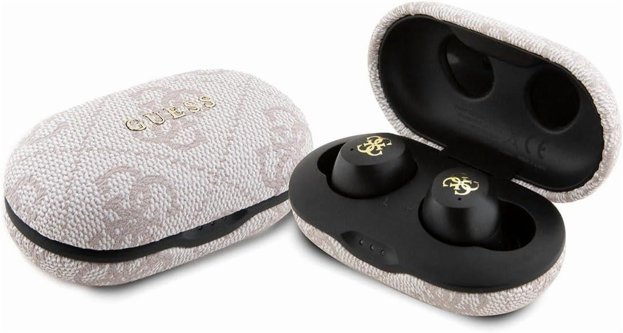 Guess 4G Metal Logo True Wireless Earbuds with Charging Case Pink ...