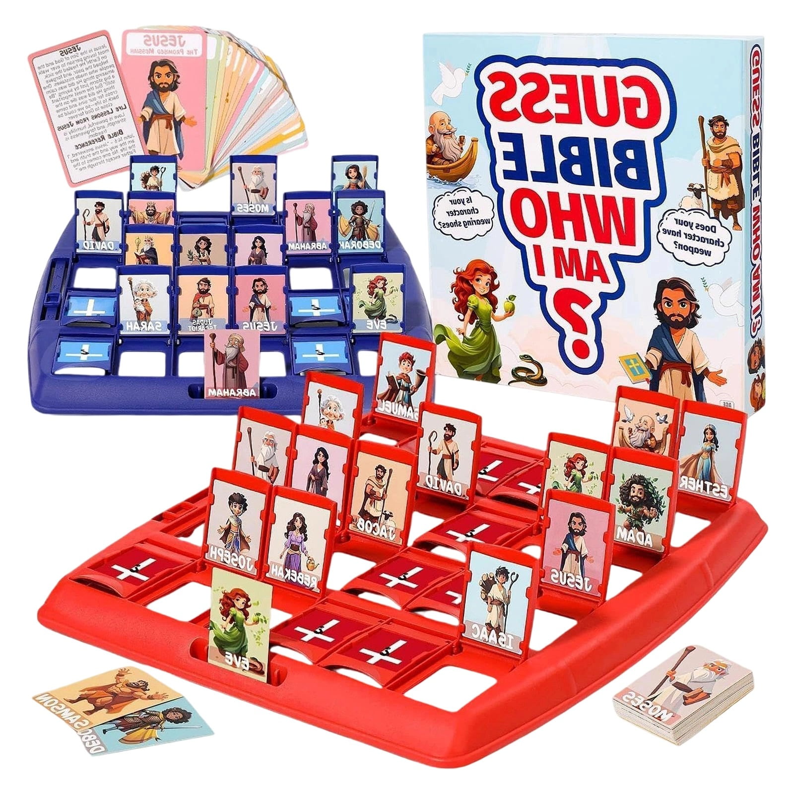Guess Bible Who Am I? Bible Character Guessing Game, Christian Family ...