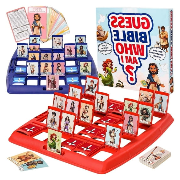 Guess Bible Who Am I? Bible Character Guessing Game, Christian Family ...