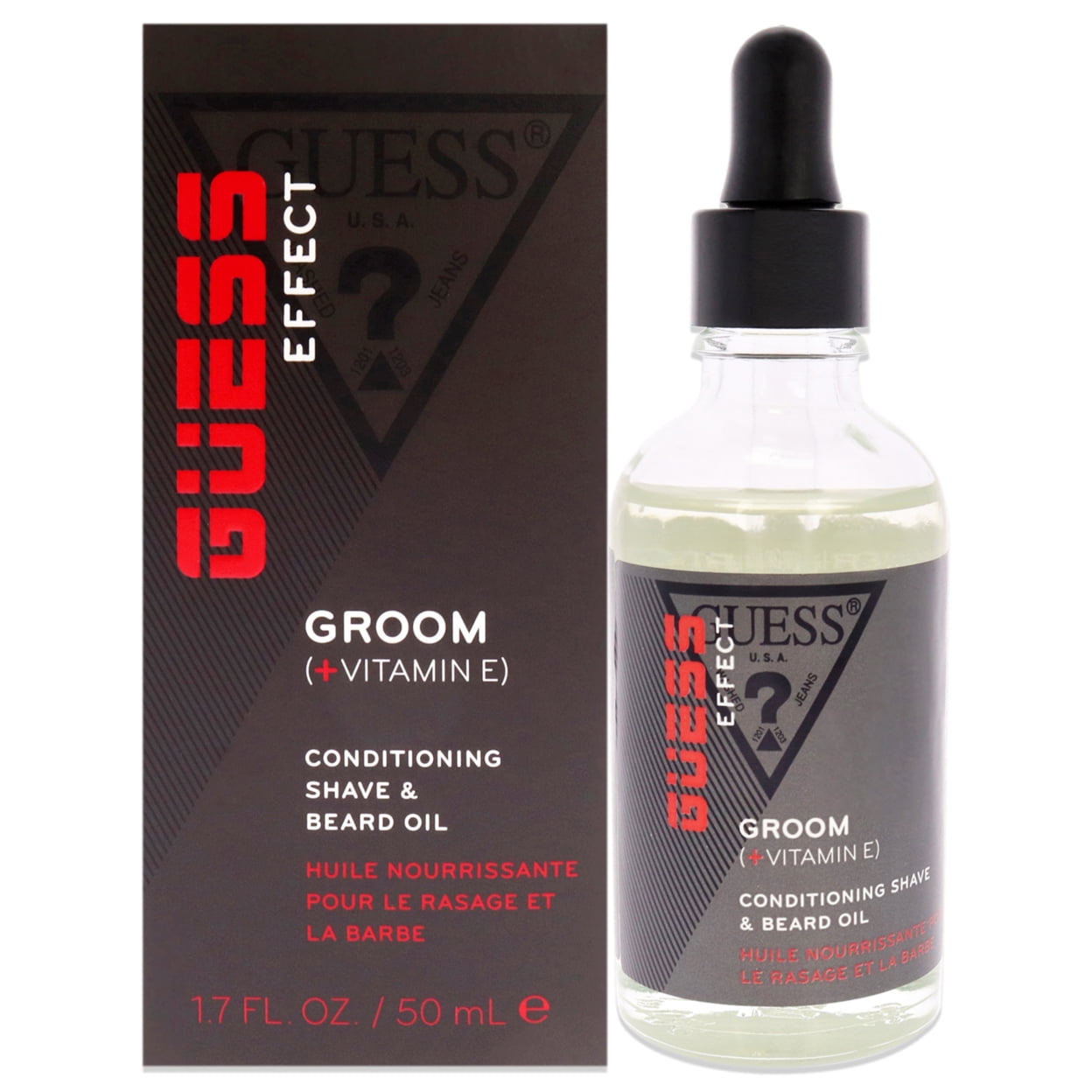 Guess Effect Boost Conditioning Shave and Beard Oil, 1.7 oz Oil ...